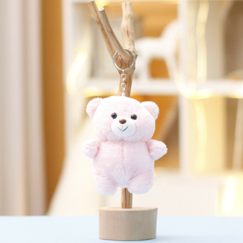 Cartoon bear plush toy with pp cotton filling for children and teens
