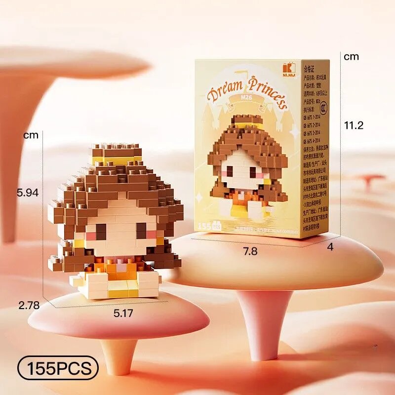 Маленькие строительные блоки, детские развивающие игрушки, Belle
