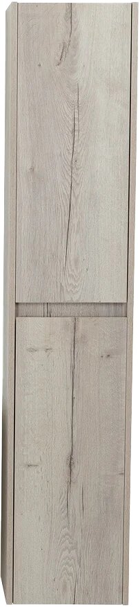 Шкаф-пенал для ванной BelBagno Kraft R подвесной, 33 см, бежевый, светлое дерево, матовый, с дверками