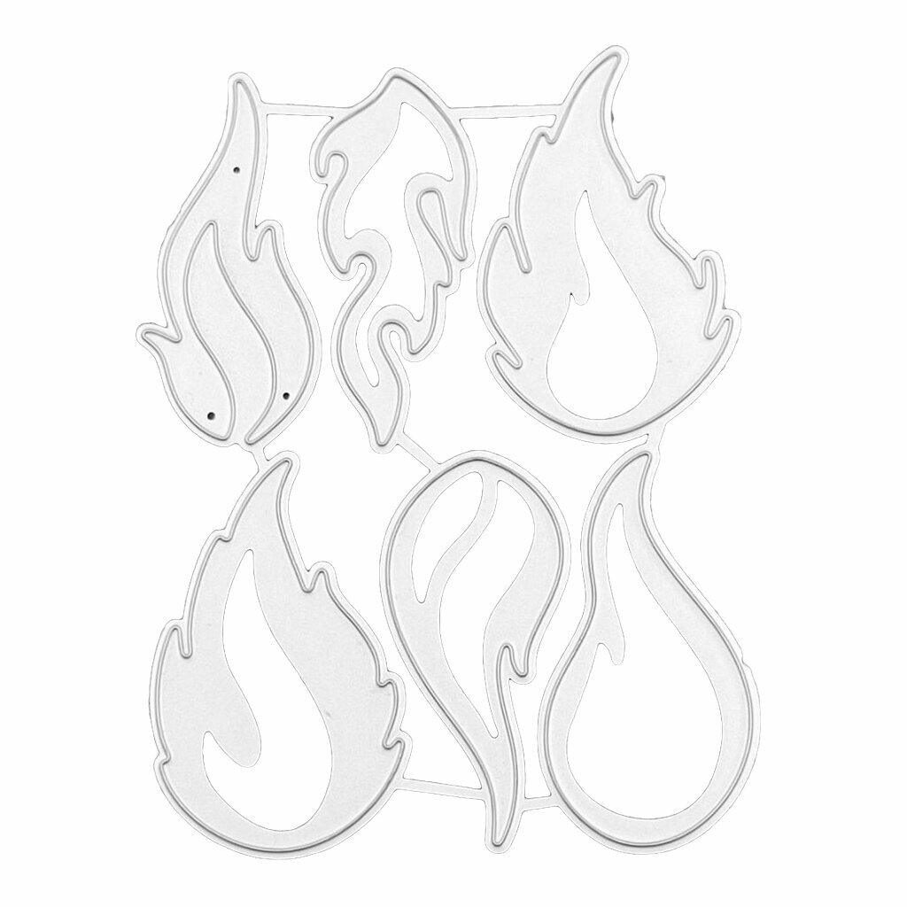 Углеродистая Сталь Пламя Костюм Для Резки Умирает Тиснение Трафарет Шаблон Плесень DIY Бумага A