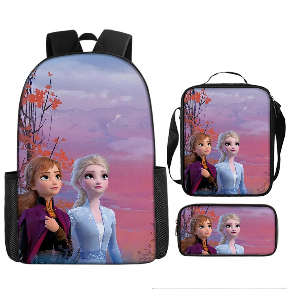 Школьная сумка для детей, детский сад, женский лед и снег, принцесса Эльзы, компьютерная сумка, водоотталкивающий костюм большой вместимости, новая сумка через границу