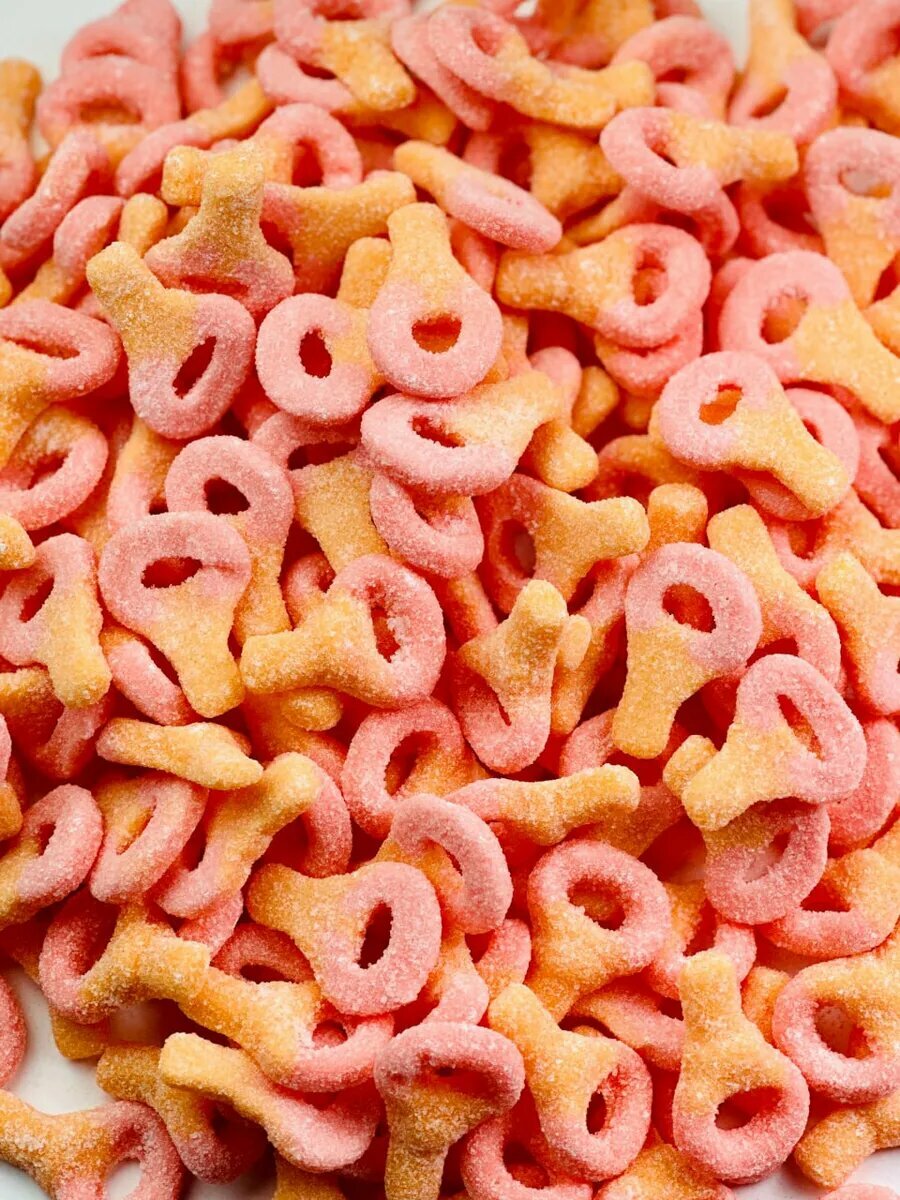 Мармелад жевательный кислый, китайские конфеты, Пустышки 1кг