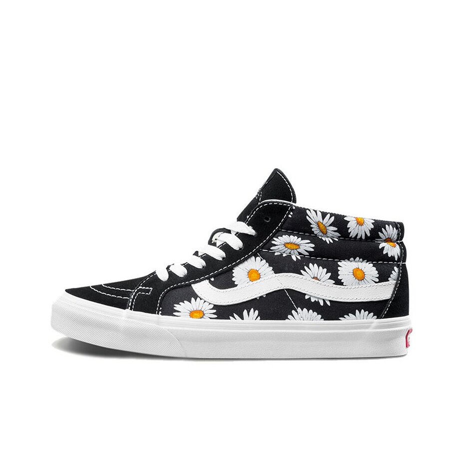 Кроссовки VANS SK8 MID, размер EU 36 стопа (22.5CM), черный — фото 1