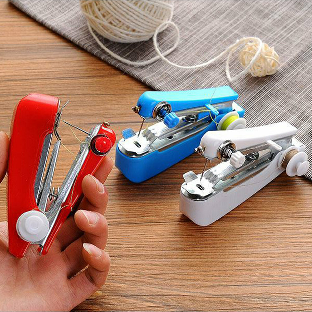 Random Color Mini Sewing Machine Portable Handmade — фото 1