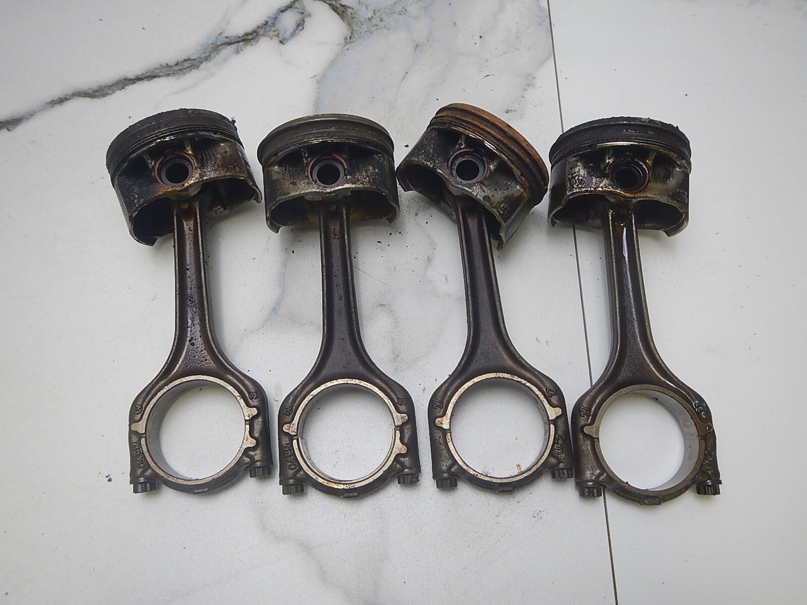 Б/У Поршень с шатуном, Volkswagen (Фольксваген)-POLO (SED RUS) (11-) VOLKSWAGEN POLO (Sed RUS) (11-) CWV 1,6л Состояние с...