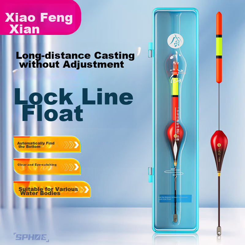 Xiaofengxian Automatic Bottom-Finding Float, Long-Distance Casting, No Adjustment Required, Locking Line, T-DF01 Automatic Bottom-Finding [Lead Absorption Approximately 4.82g]