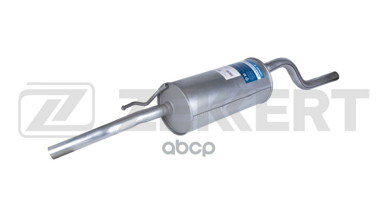 Глушитель основной Renault Clio Symbol 00- Symbol II 08- Zekkert арт. ga-1004a