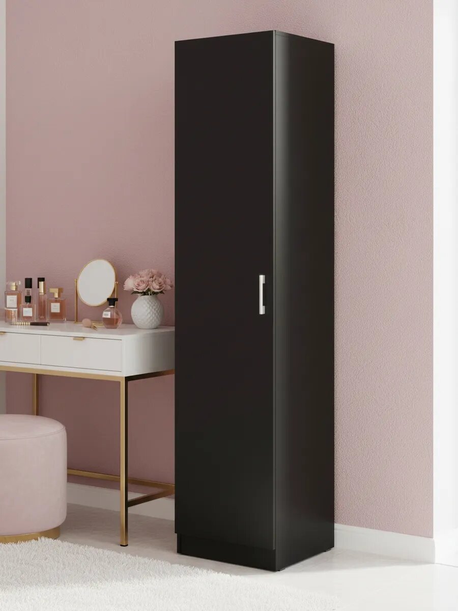 Шкаф пенал FRESTER для одежды в спальню прихожую с полками, от производителя