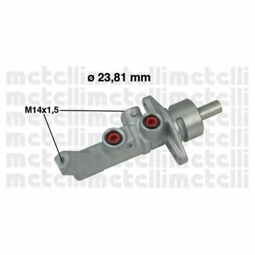 Главный тормозной цилиндр Metelli 050648 для Toyota Avensis, Corolla Verso