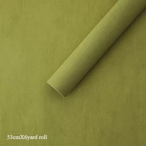 Бархатная упаковочная бумага для цветов 6 ярдов 53cmX6yard color3
