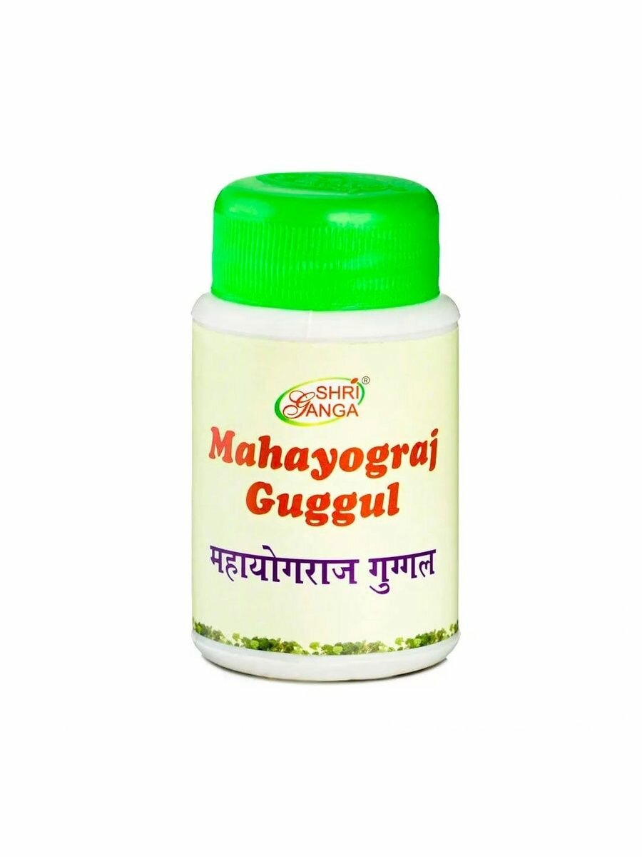 Махайогарадж Гуггул Шри Ганга / Mahayograj Guggul Shri Ganga 100 гр (табл)