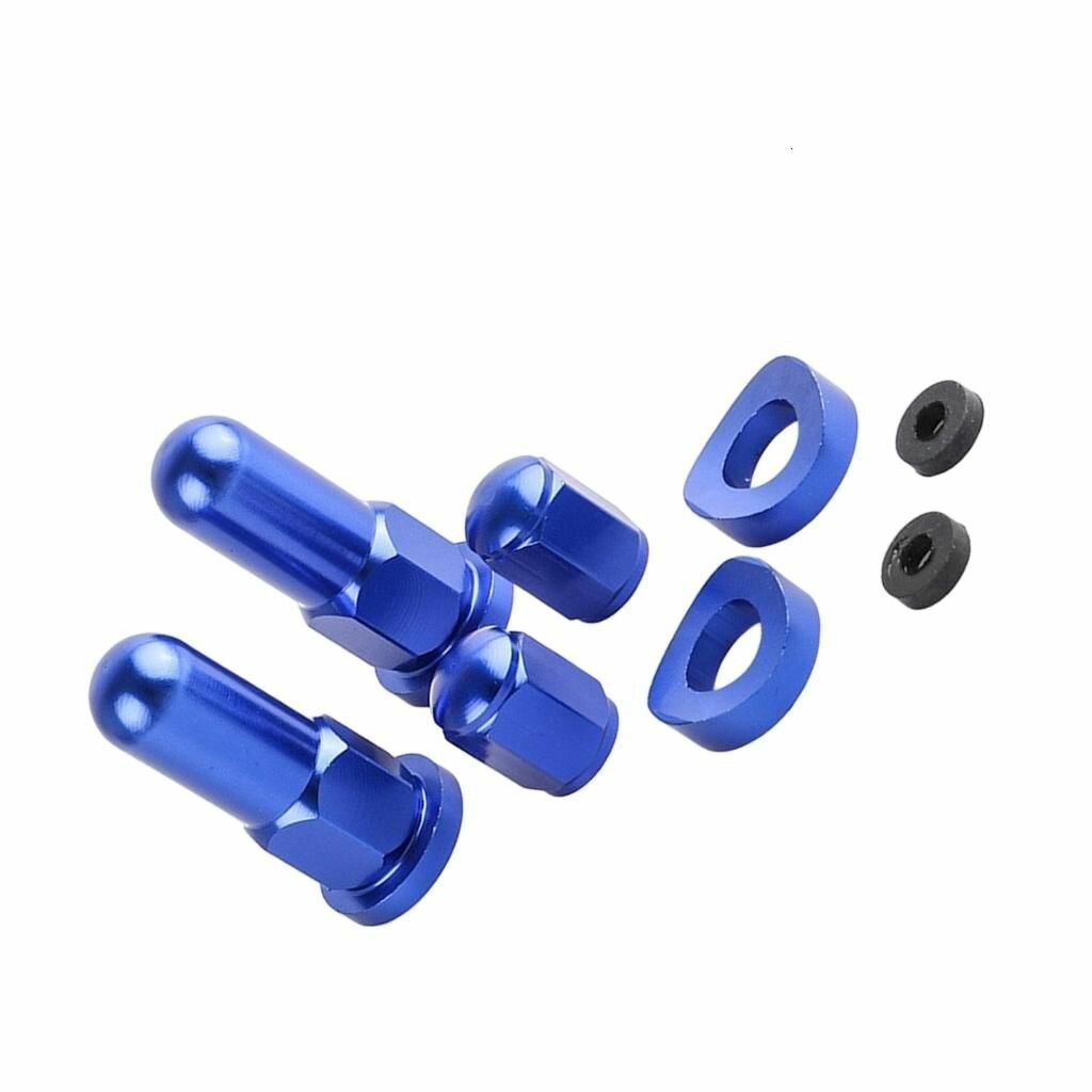 Комплект проставок и гаек для крепления колес мотоцикла, Синий