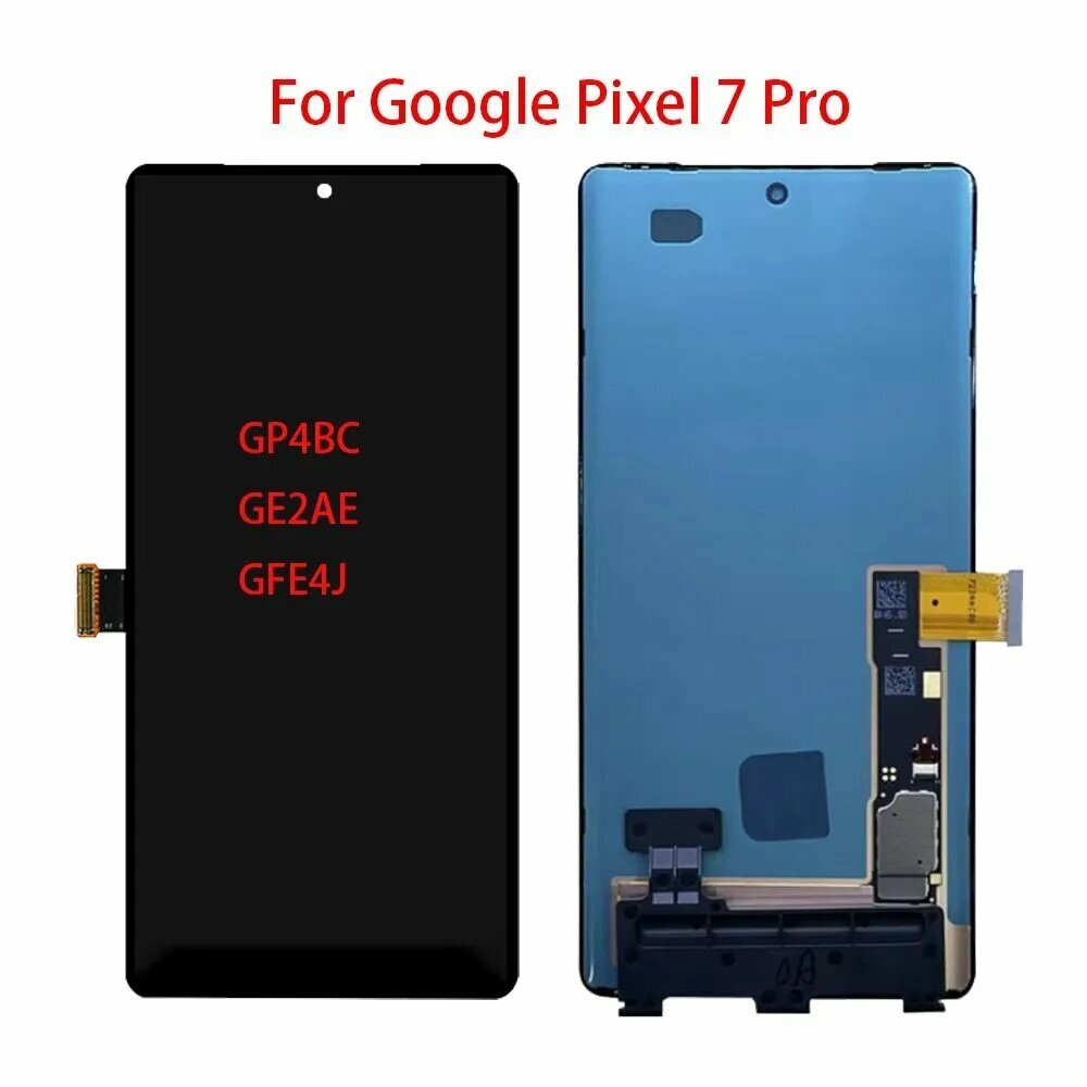 Дисплей на Google Pixel 7 Pro (OLED) в сборе с тачскрином Черны