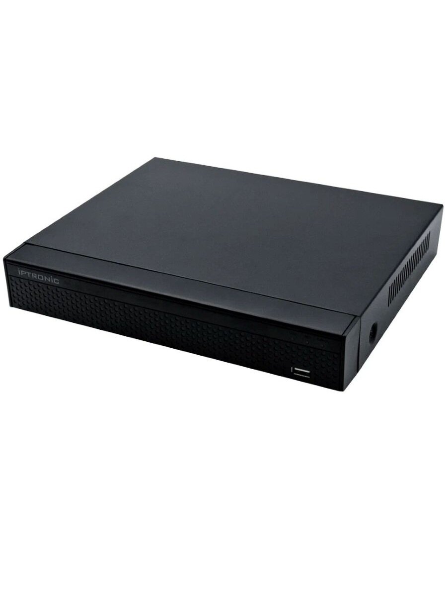 Видеорегистратор IPTRONIC NVR1680i, 2xUSB 2.0, 1xHDMI, 1xRJ-45, Черный