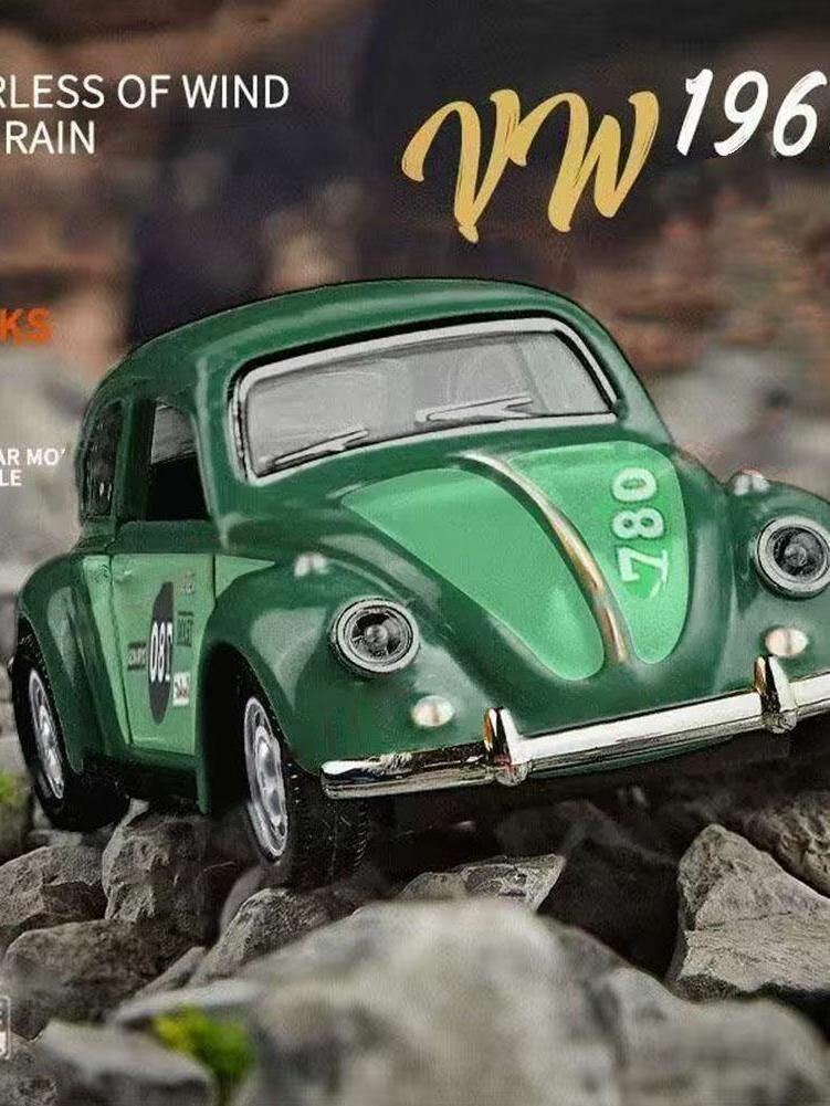 Машинка металлическая игрушка детская Volkswagen Classical Beetle 1967