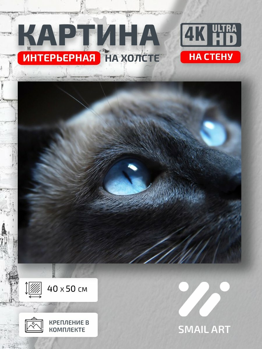 Картина на холсте интерьерная 40 на 50 на стену Глаза Landscape для спальни пейзаж интерьер