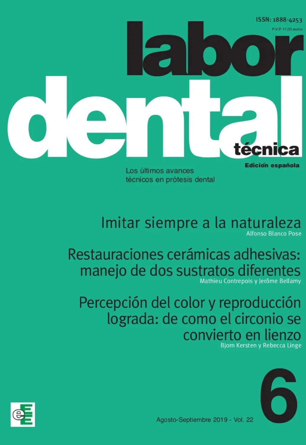 Labor Dental Técnica Vol.22 Ago-Sep 2019 nº6 [Цифровая книга]