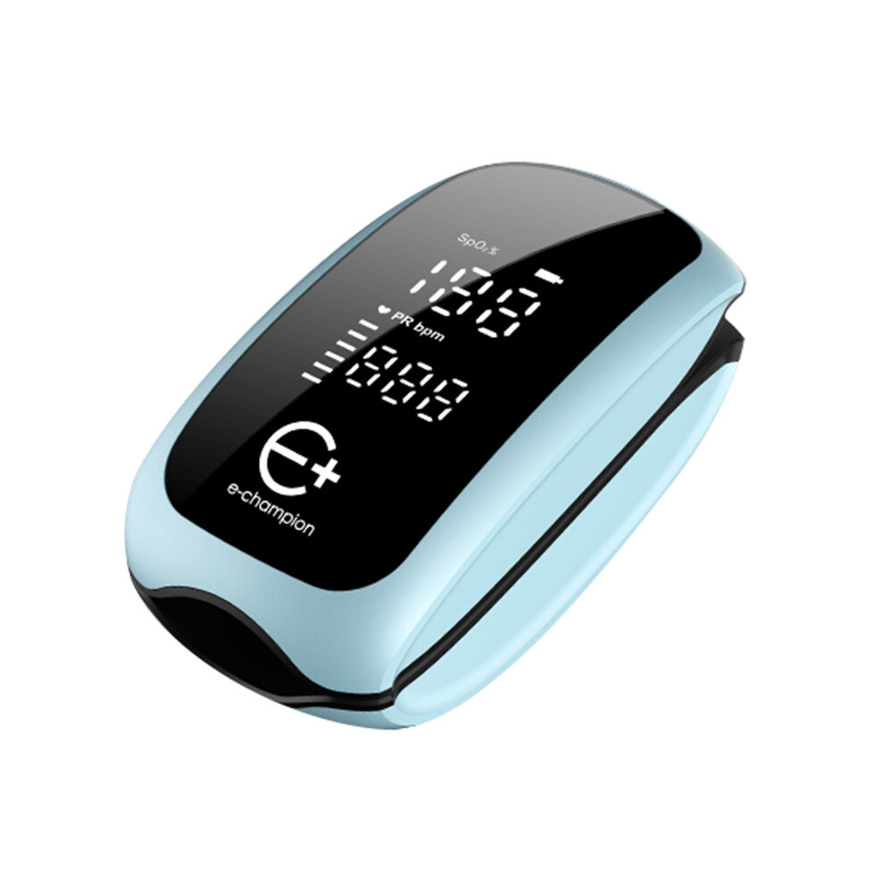 Пульсоксиметр Перезаряжаемый Домашний Пальцевой Клепок Одной Клавишей Мониторинг Пульса Насыщенности Крови Кислородом Детектор Сердечного ритма, Цвет: Светло-голубой / Зеленый / Розовый (Выбор), Материал: ABS, Часть Тела: Рука, Питание: USB Зарядка,