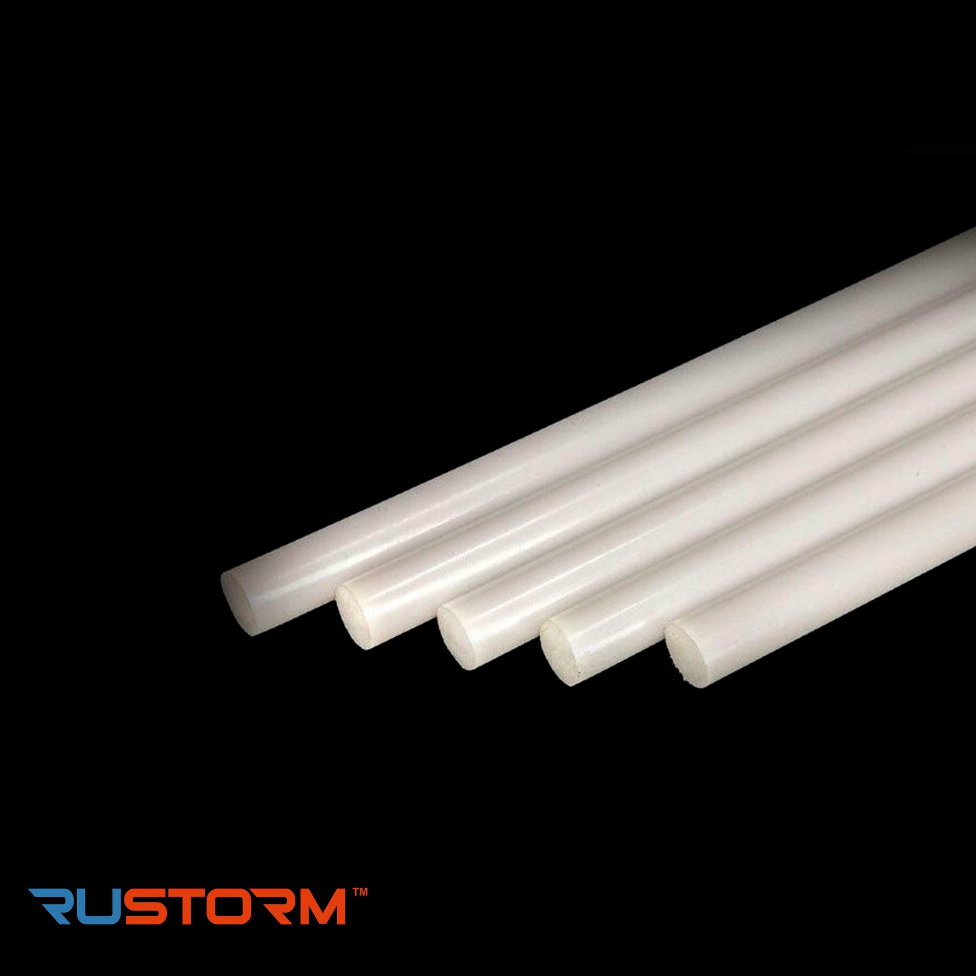 Полиацеталь стержень 30х100мм ПОМ-С (белый)