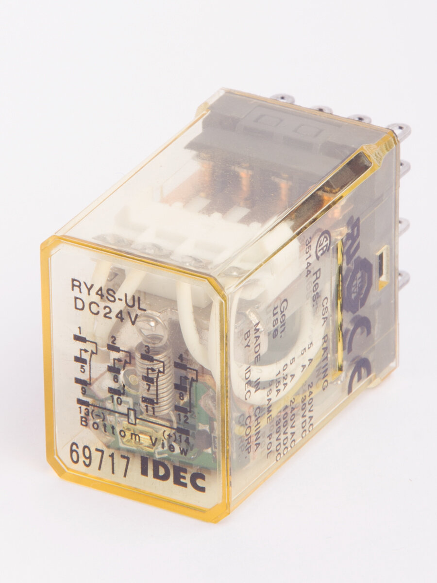 Реле IDEC RY4S-UL DC24V (020905)
