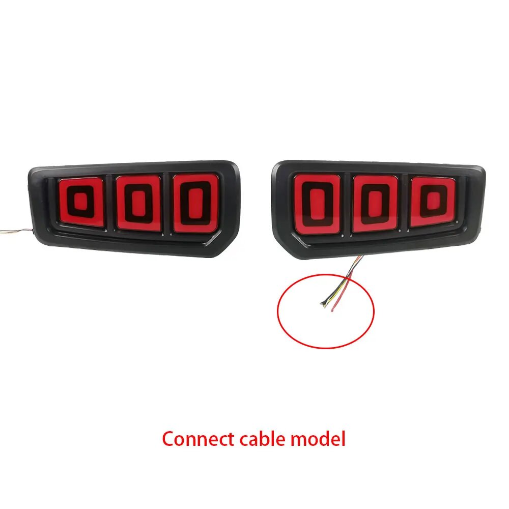 1 пара, задний фонарь для заднего бампера HAVAL DARGO 2021 2022 Connect cable model