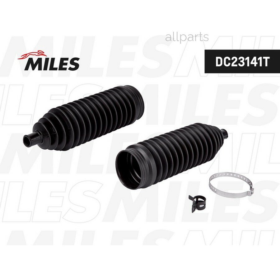 MILES DC23141T Пыльник рулевой рейки (к-т) NISSAN PRIMERA P10/P11
