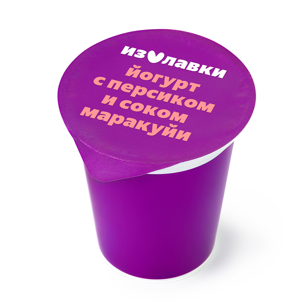 Йогурт "Из Лавки" персик-маракуйя, 1,5%, 1 шт, пластиковый стакан