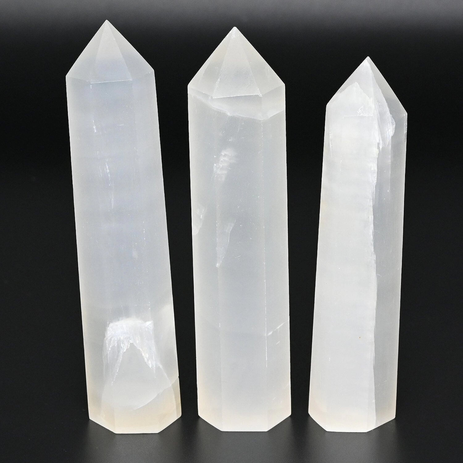 Кристаллы селенита "Карандаш" 23*23*110мм, 100-150г .