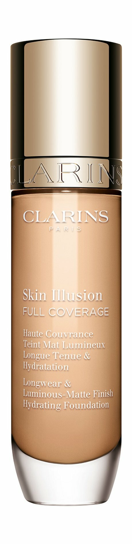 Clarins Skin Illusion Full Coverage Foundation Стойкий тональный крем для лица с матовым финишем | 105N 30мл