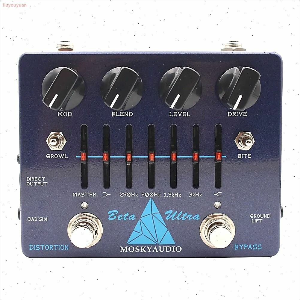 MOSKY Beta Ultra Электрическая Бас-Гитара С Искажением Предусилителя