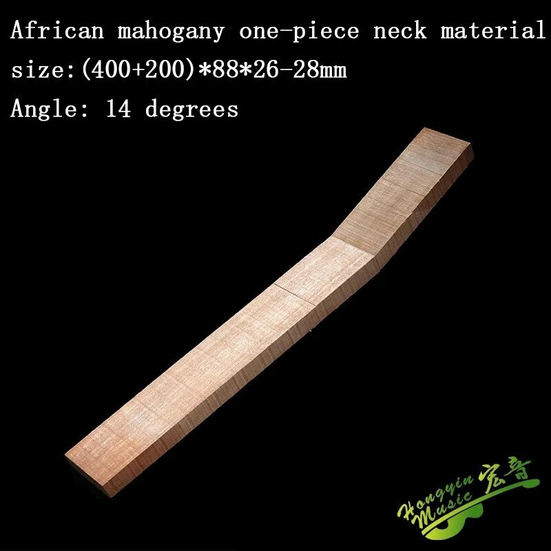 14-угольный встроенный гриф класса ААА Хая/красное дерево для гитарного грифа, высококачественное дерево, аксессуары для гитары ручной работы «сделай сам» Khaya 14 angle