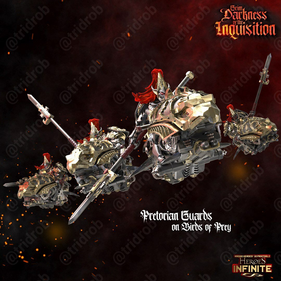 Набор Инквизиция Империума "Pretorian Guards on Birds of Prey" Warhammer 40k