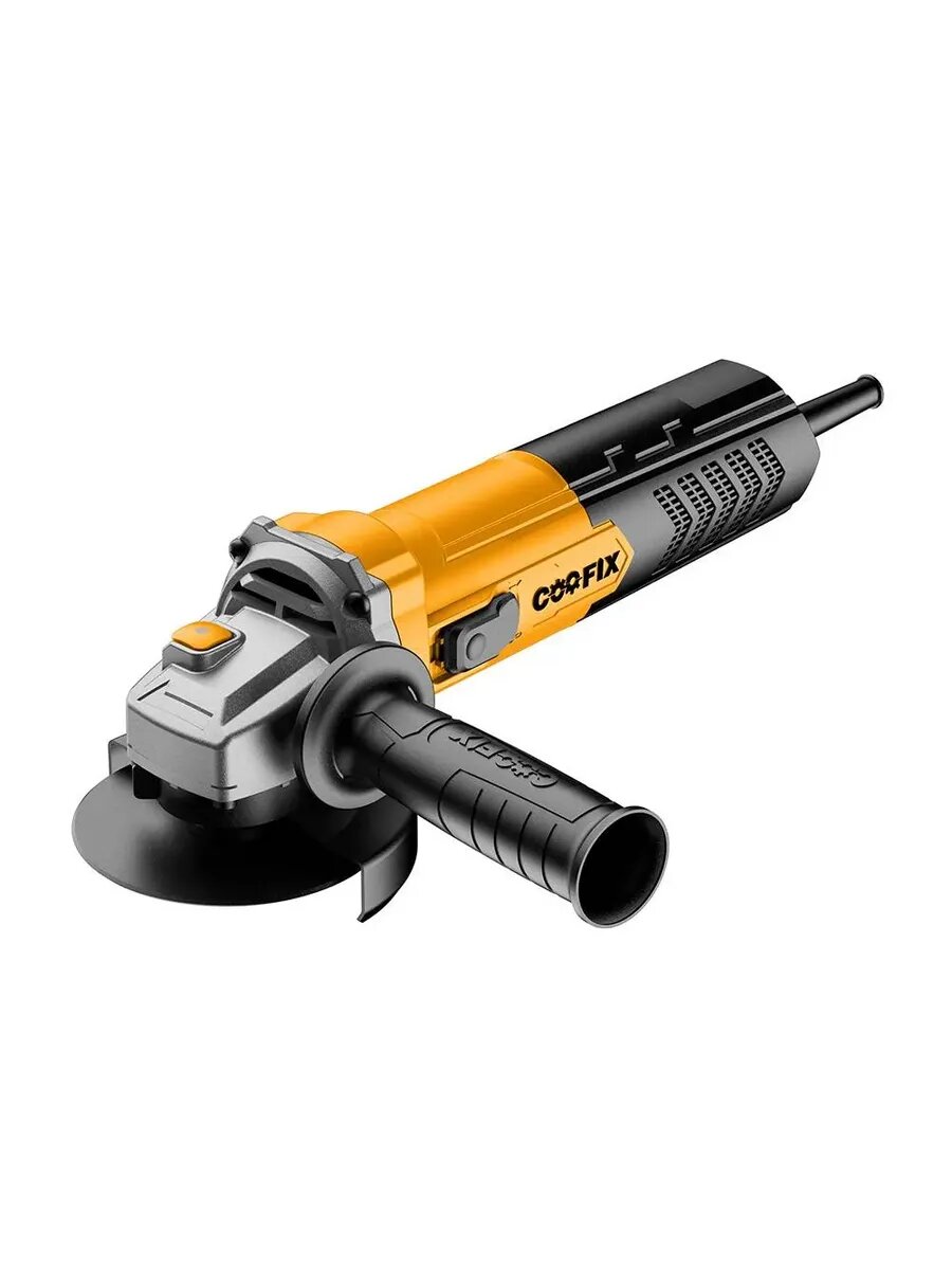 Болгарка COOFIX AG012, 750Вт, 125мм, 11000об/мин, антивибрационная, прорезиненные рукоятки