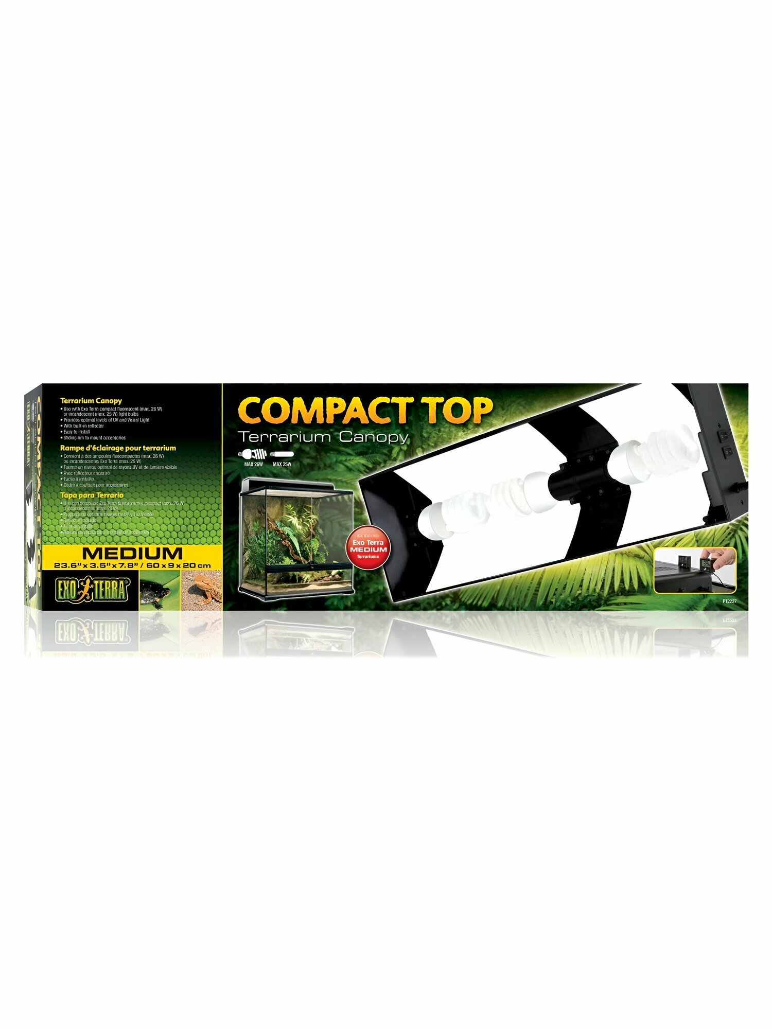 Светильник для террариума EXO TERRA "Compact Top", medium, PT2227