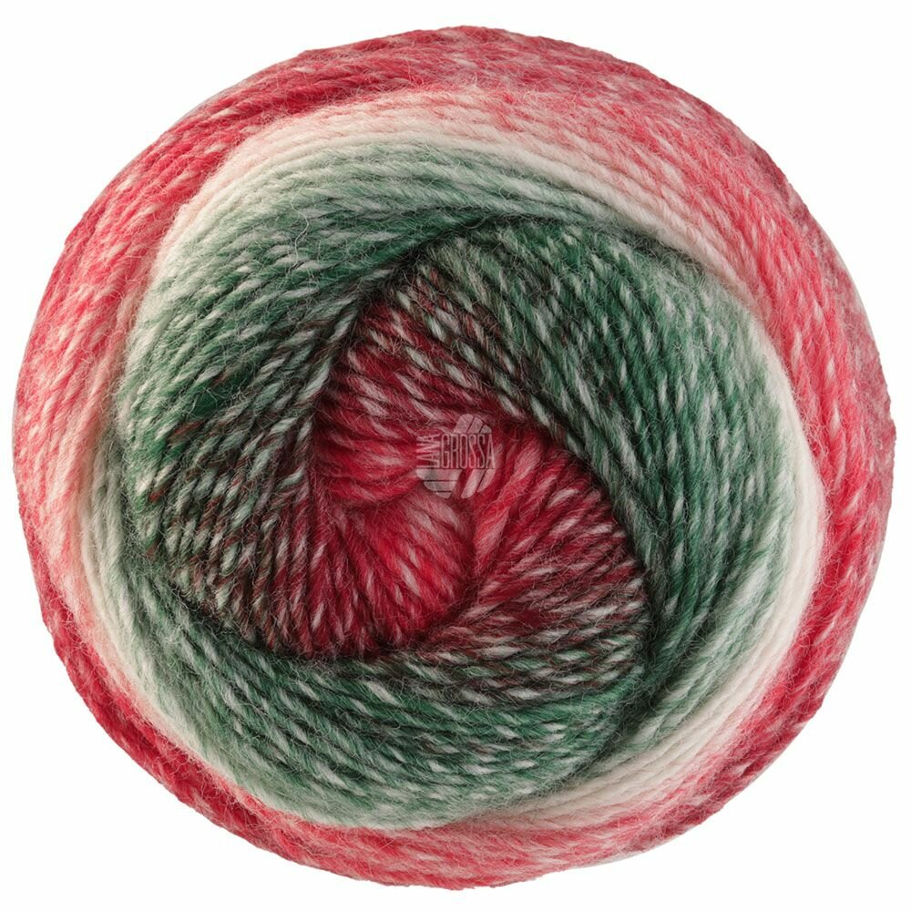 Новогодняя пряжа Lana Grossa Gomitolo Christmas (114) 1 моток 100 г/350 м