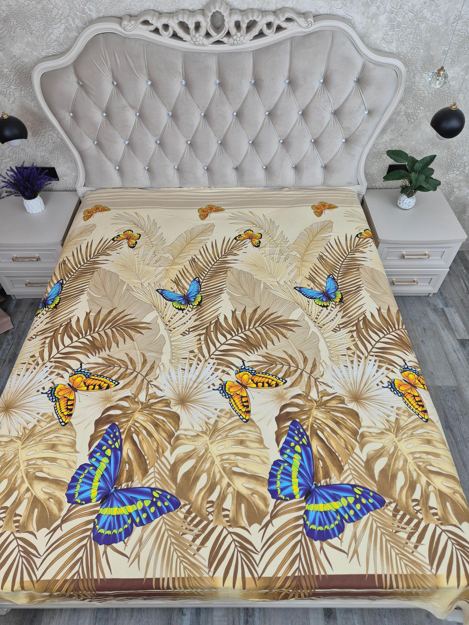 Простыня Бязь класическая 2 спальное 180\215см Хлопок 100% производство Иваново плотность 120 гр/м2