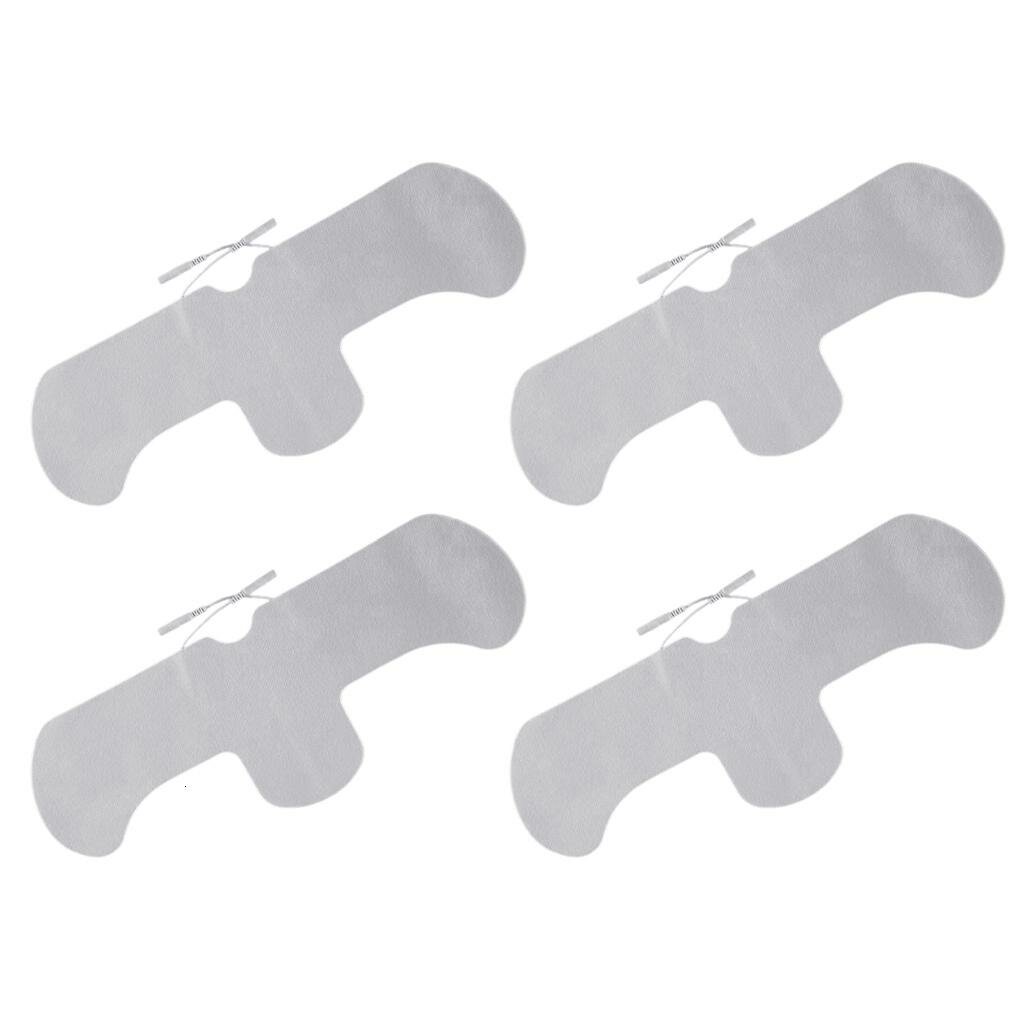 4 Наклейки на нетканые электроды EMS, крупногабаритные самоклеящиеся пластыри