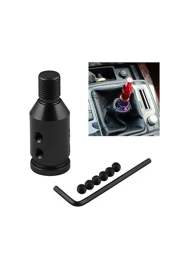 Адаптер ручки переключения передач автомобиля 12 x 1.25 Черный