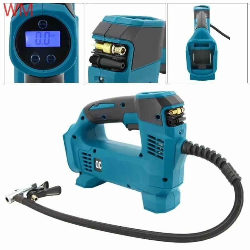 Аккумуляторный воздушный насос Makita 18 В для накачки шин/накачивания шариков