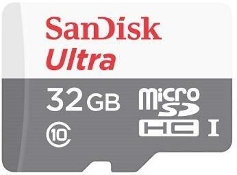 Флеш карта microSDHC 32Gb Class10 Sandisk SDSQUNR-032G-GN3MN Ultra w/o adapter