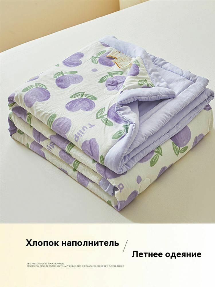 Не нужны чехлы, "Ультратонкое" можно стирать, летние прохладные одеяла, с хлопковым наполнителем летнее/легкое/тонкое спальное 150х200 см