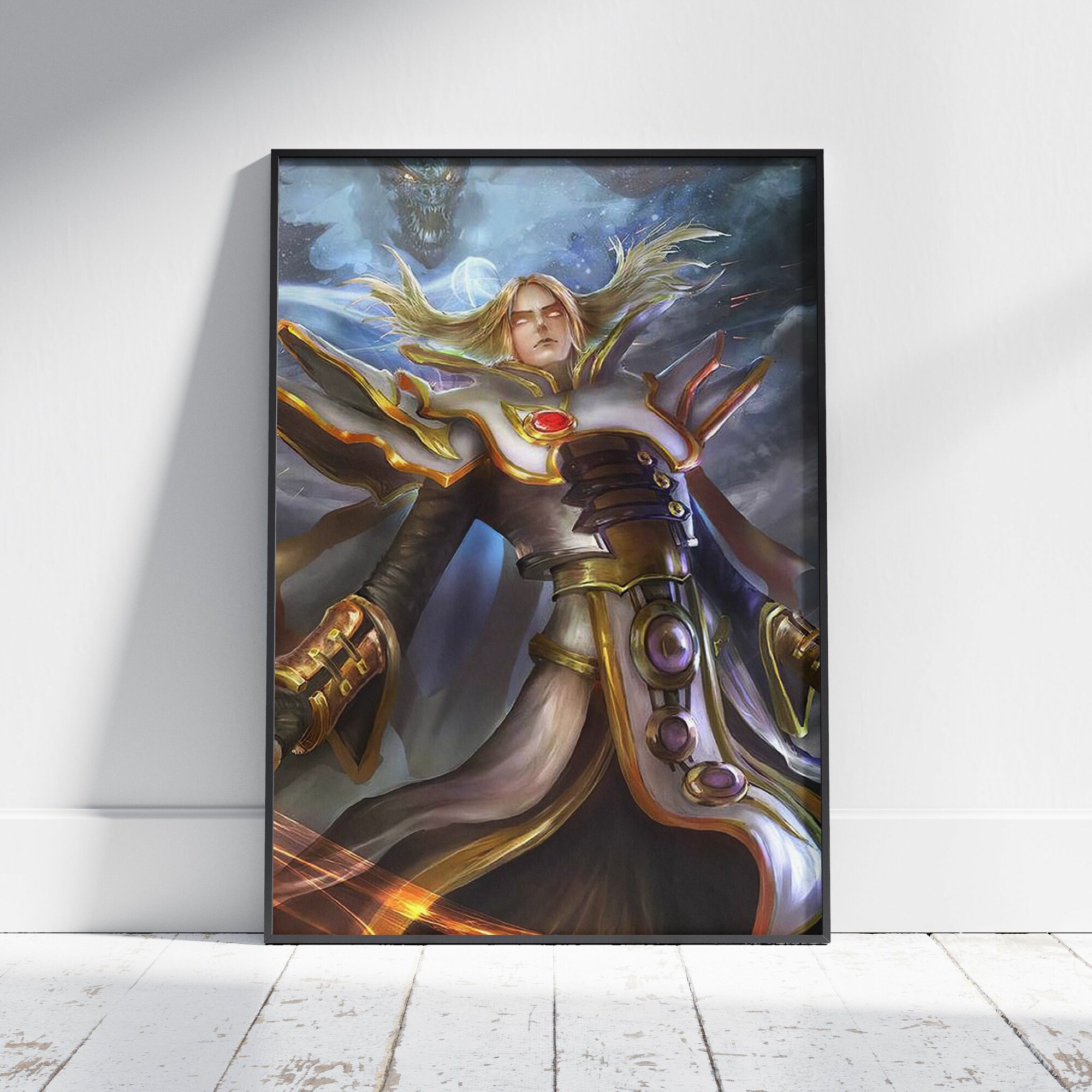 Плакат на стену для интерьера Dota 2 (Invoker 2) - Постер по игре формата A3 (30х42 см)