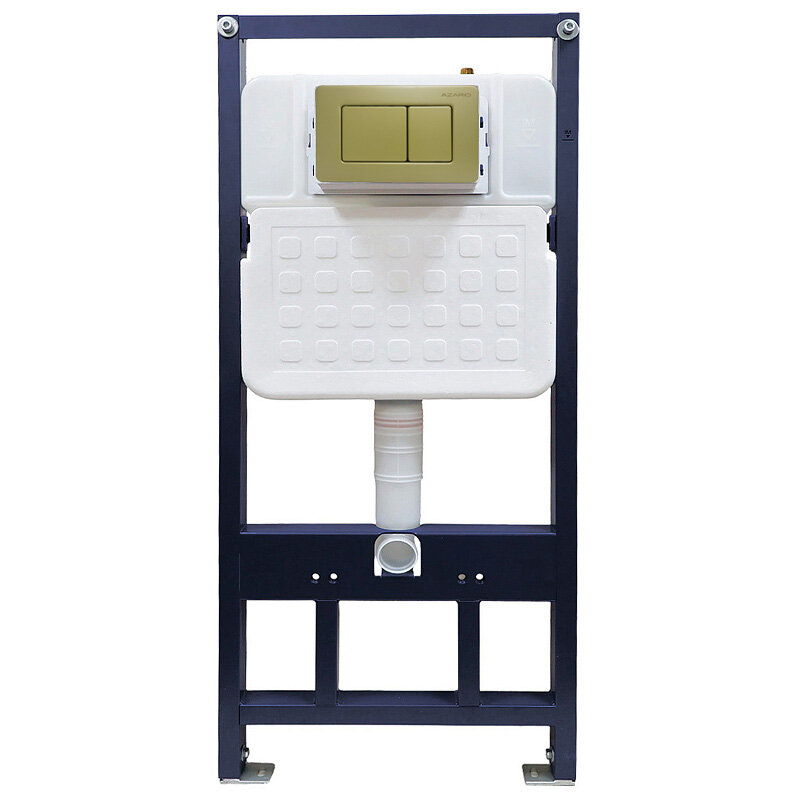 Инсталляция для унитаза Azario New-TS AZ-TS006T с кнопкой AZ-SS-003-G