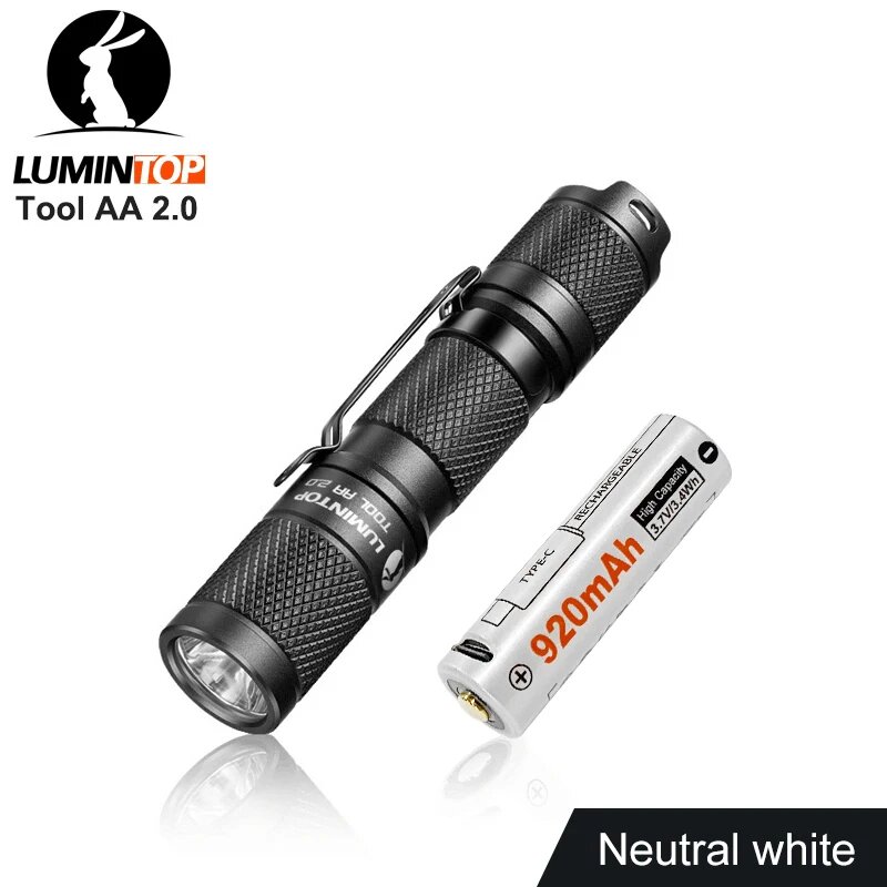 Lumintop Tool AA 2.0 нейтральный белый фонарик Tool AA with 14500