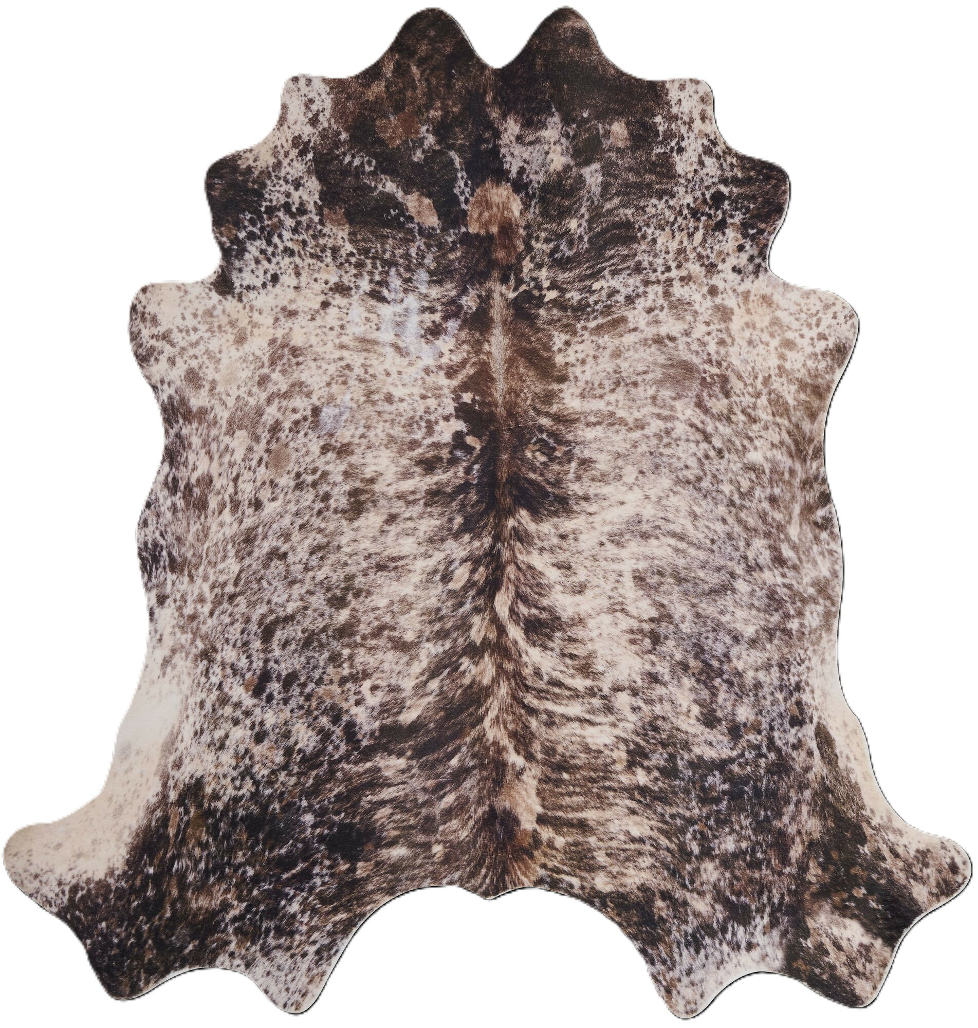 Шкура южноамериканской коровы искусственная ворсовая Bonifur BONI-1 160 x 190 см