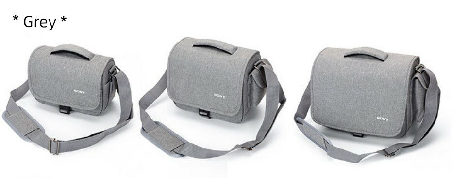 Совместимый с камерами Sony ZV1/A6400/A6000/A7M4/A7M3/R5 компактный плечевой фото-чехол для путешествий - Средний