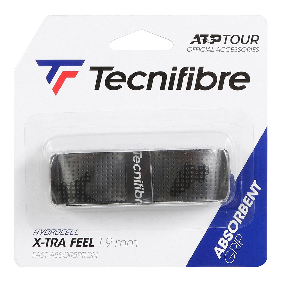 Обмотка для ручки ракетки Tecnifibre Grip X-Tra Feel x1 Black 51ATPXFEBK