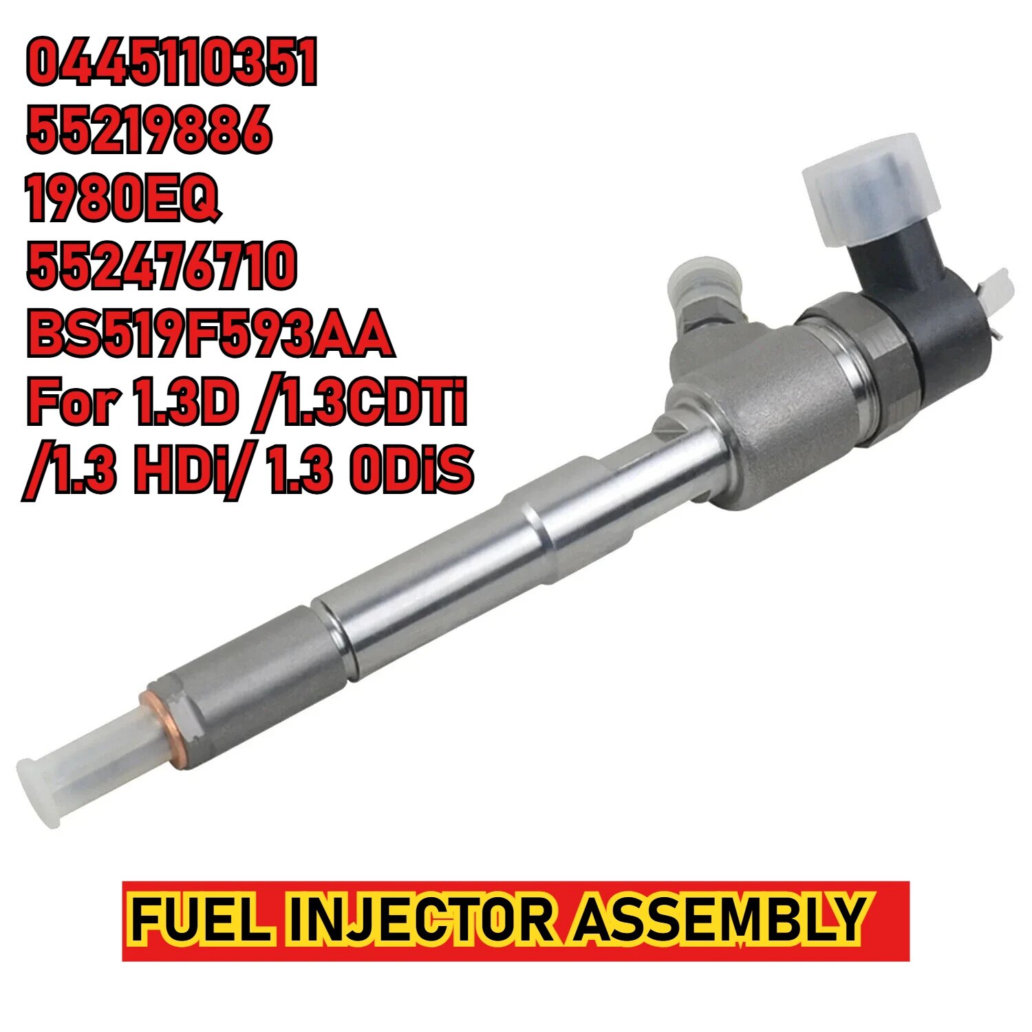 Для Fiat 500 PANDA DOBLO PUNTO Ford VAUXHALL OPEL COMBO 1.3D 1.3 TDCi 0445110351 Новые запчасти для двигателя дизельного двигателя