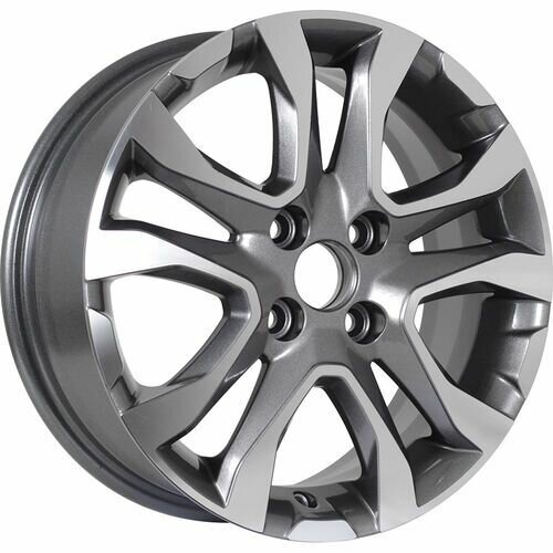Колесный литой диск KHOMEN KHW1503 (Logan/Sandero) R15x6 4x100 ET40 CB60.1 GRAY_FP