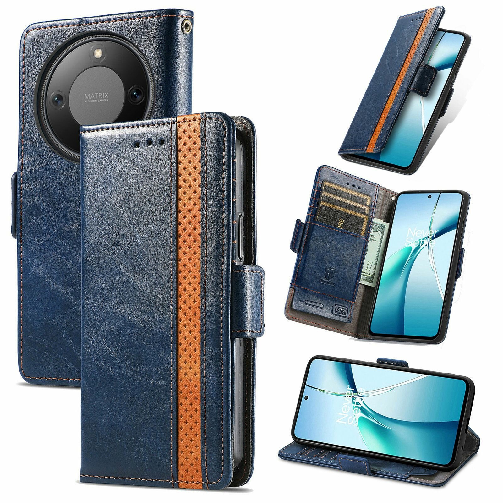 Чехол книжка для Honor X9D кожаный кошелек флипом чехол для телефона